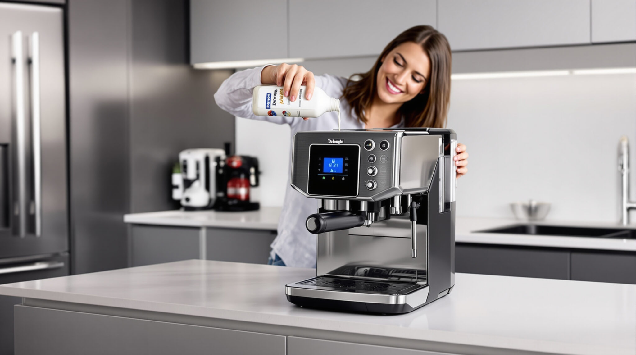 Détartrage Facile des Machines Delonghi Magnifica et Dinamica